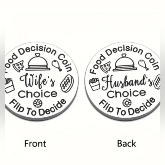 Other | New Food Decision Coin For Husband Wife | Poshmark